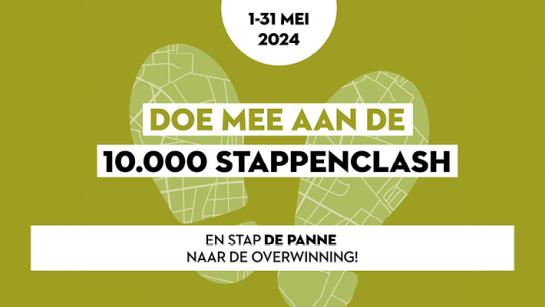 De Panne doet mee met de 10.000 stappenclash! | De Panne